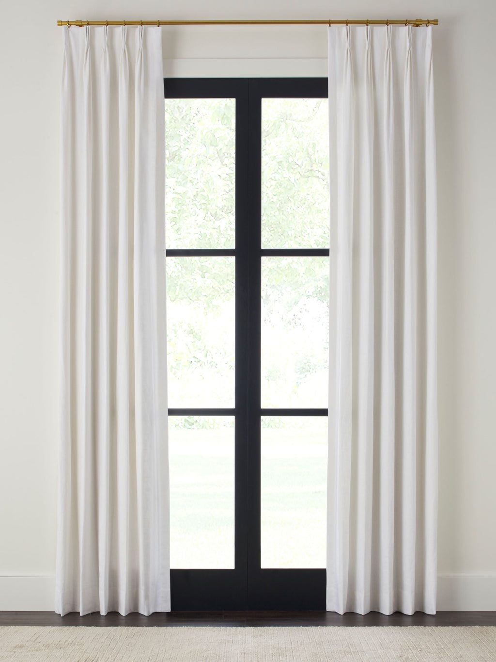 Quick Ship Panel, French Pleat, Pacific Linen, Single Width – The ...